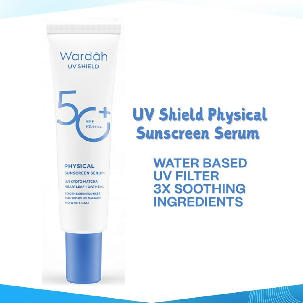 Wardah UV SHIELD PHYSICAL SUNSCREEN SPF 50 PA++ ~ ORIGINAL 100% | Shopee Philippines