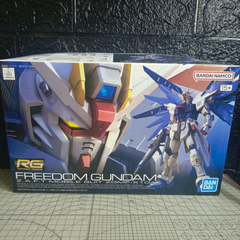 Bandai PACKAGING BOX RG 1/144 GUNPLA FREEDOM GUNDAM | Shopee Philippines
