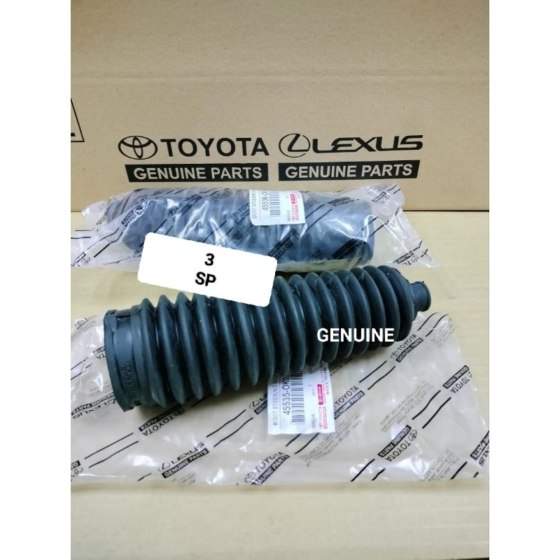 Boot STEERING RACK TOYOTA INNOVA HILUX FORTUNER TYPE A 1 SET LEFT RIGHT ...