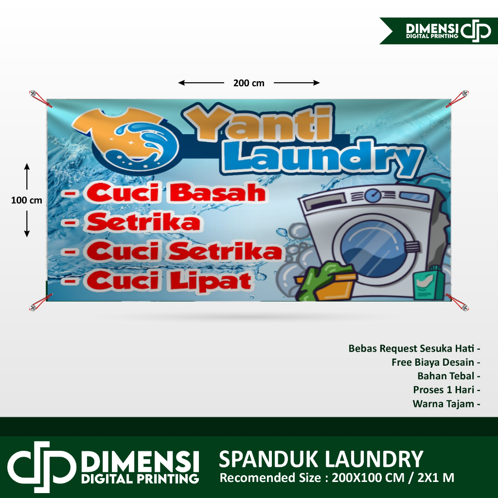 Kilo Laundry banner / Kilo Laundry banner / custom meter banner ...