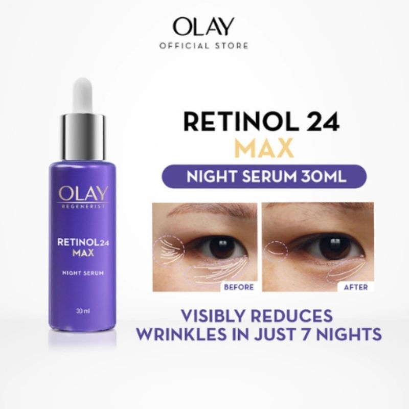 Olay retinol 24 max night serum 30 ml | Shopee Philippines