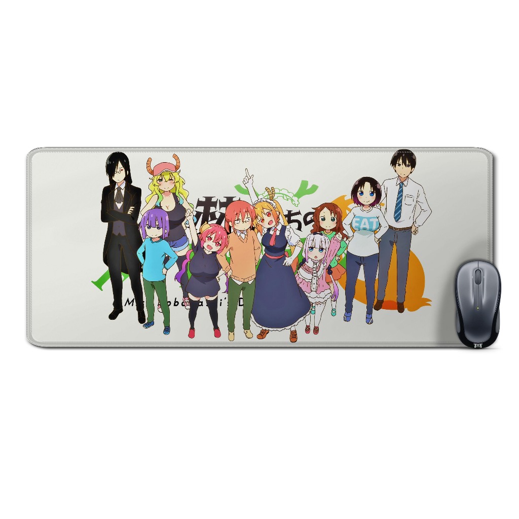 Deskmat mousepad extended anime ALL CHARACHTERS - MISS KOBAYASHI DRAGON ...