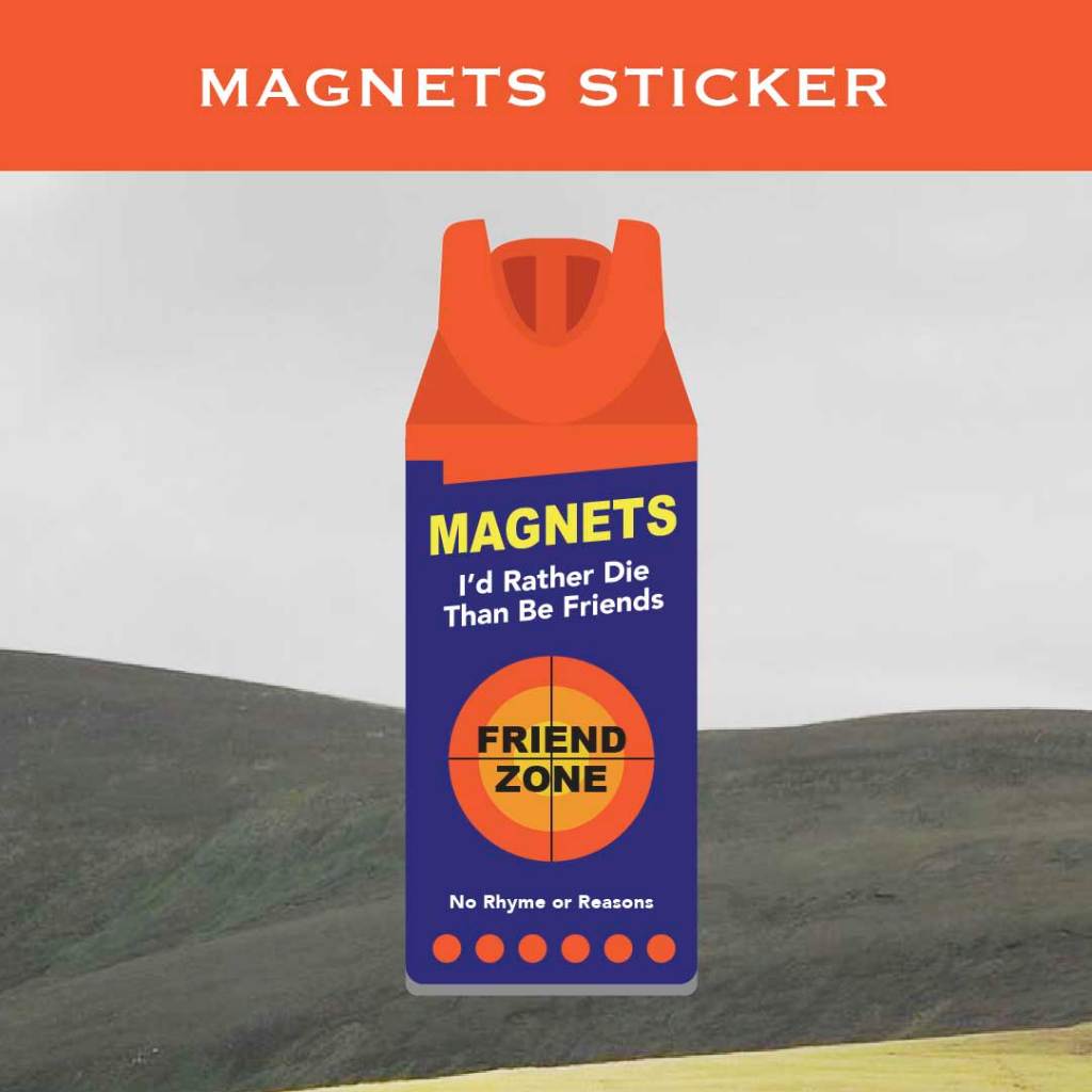 Niki Magnets Sticker Friend Zone Sticker | Shopee Philippines