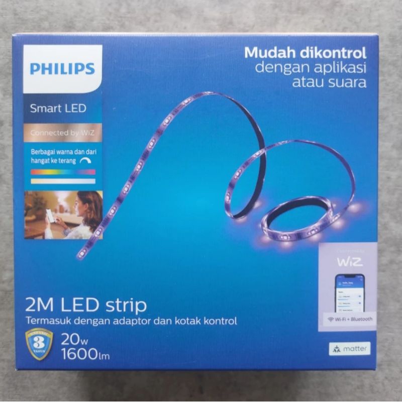 Philips LED Smart Strip Wifi RGB Color Starter Kit Contains 2 Meter ...
