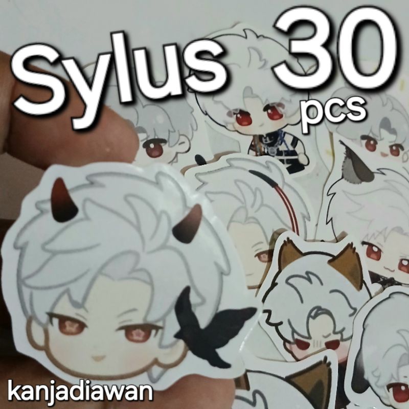 Sylus Love and Deepspace Anime Stickers 30 PC Sylus Kitty Stickers ...