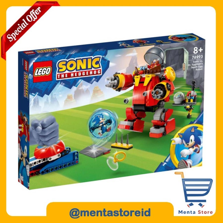 Lego 76993 Sonic the Hedgehog Sonic vs. Dr. Dr. Dr. Eggman's Death Egg ...