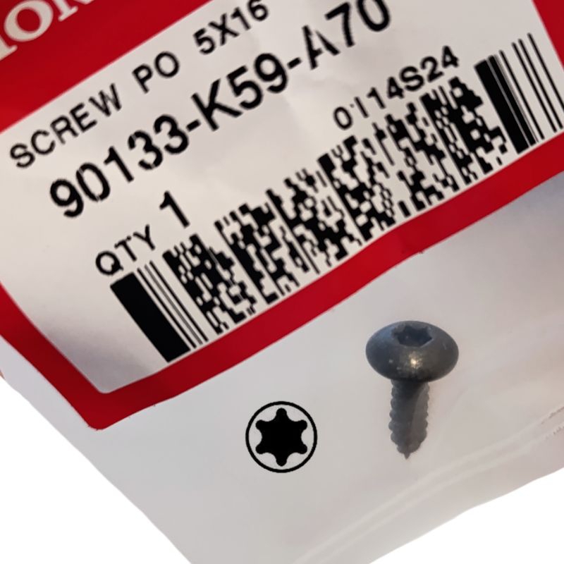 Body Bolt (Screw Tapping PO 5×16 TORX) – Vario 125 eSP K60R, Vario 150 ...