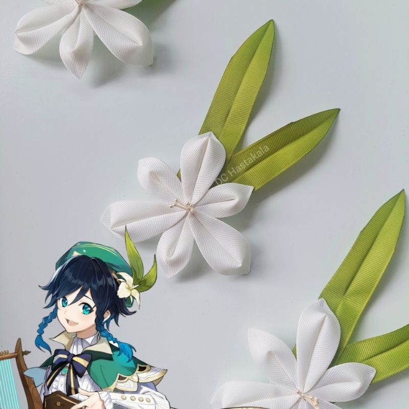 Venti Flower - Genshin Impact Kanzashi | Shopee Philippines