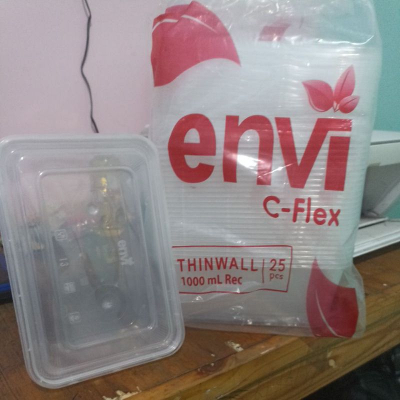 Thinwall envi premium thick 1000 ml contains 25 pcs | Shopee Philippines