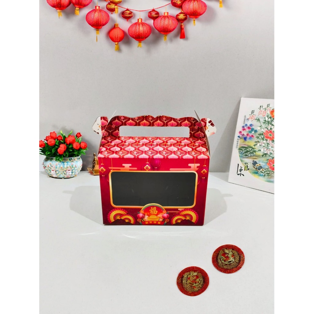 (10 Pcs) Fuji Box Bos Box Carrying Box Gable Box Chinese New Year ...