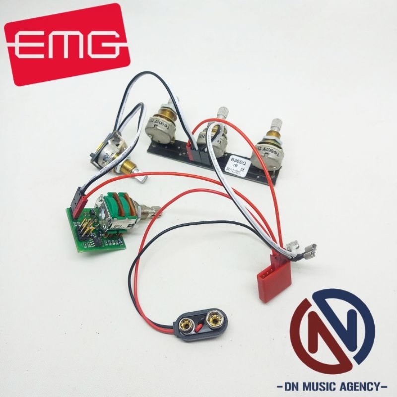 Pre amp EMG B30 EQ active bass system original preamp | Shopee Philippines