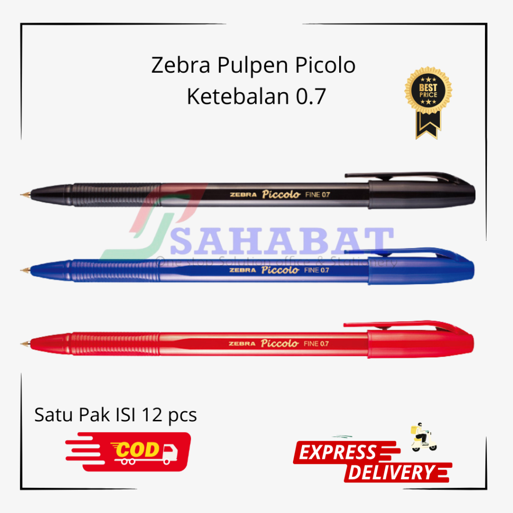 Zebra Pen Picolo / Zebra Pen PIC CANDY / Zebra Pen 0.7 / Perpak ...