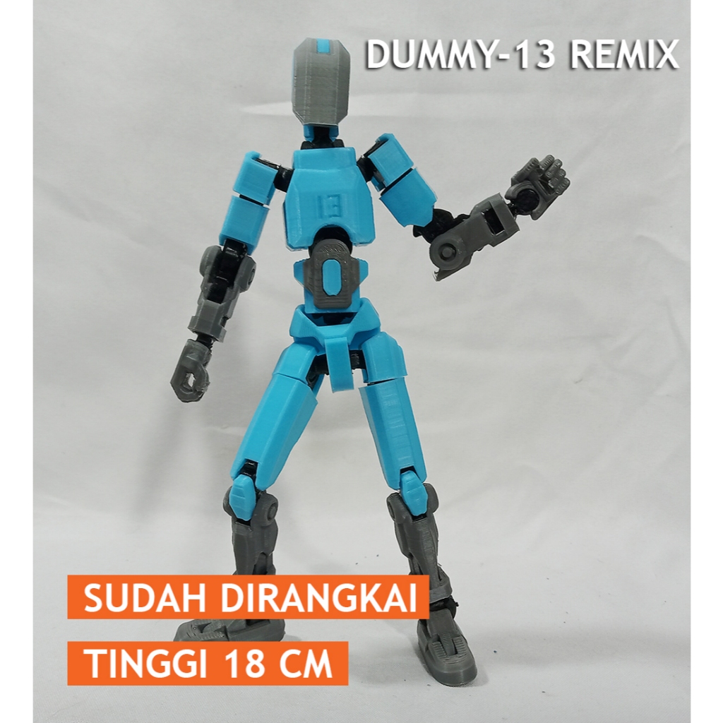 Dummy 13 Reix Articulated Action Figure 3D Printed Statue Poseable ...