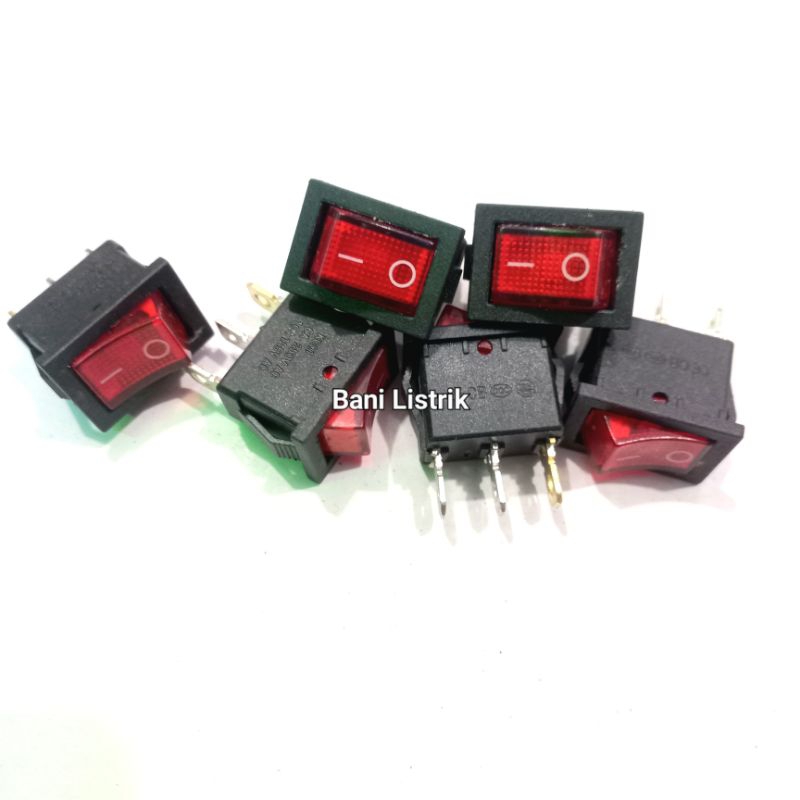 3 Pin On Off Switch With Rocker Light Switch Switch | Shopee Philippines