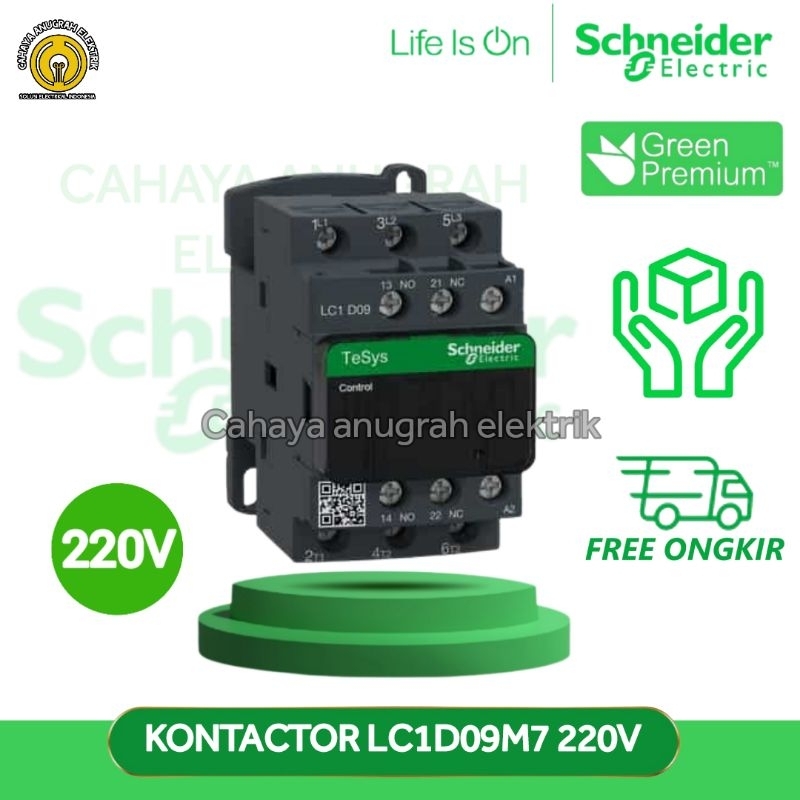 Tesys D Schneider LC1D09M7 220V Contactor LC1D09 M7 /AC220V ORI ...
