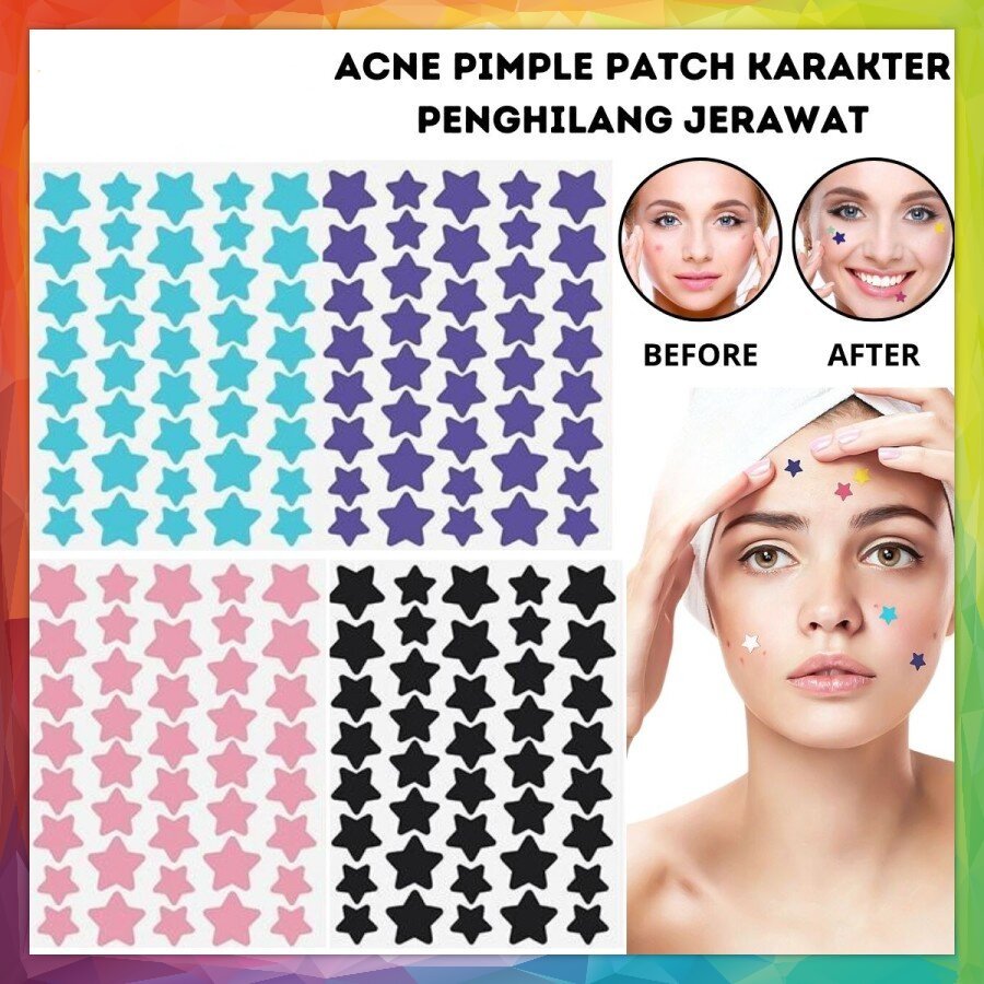 Acne Pimple Patch 1 Sheet Contains 36 Patches / Hydrocolloid Acne ...