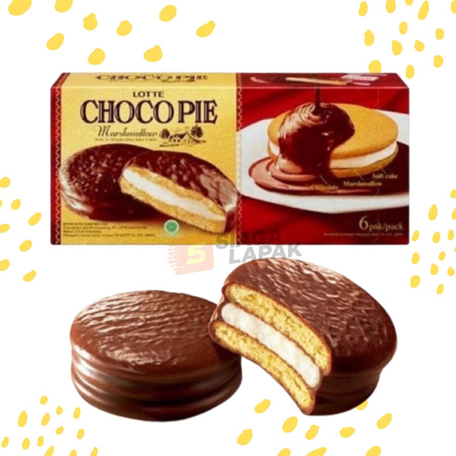 Lotte Choco Pie 1 BOX contains 12 pcs Chocolate Marshmallow Biscuits | Shopee Philippines