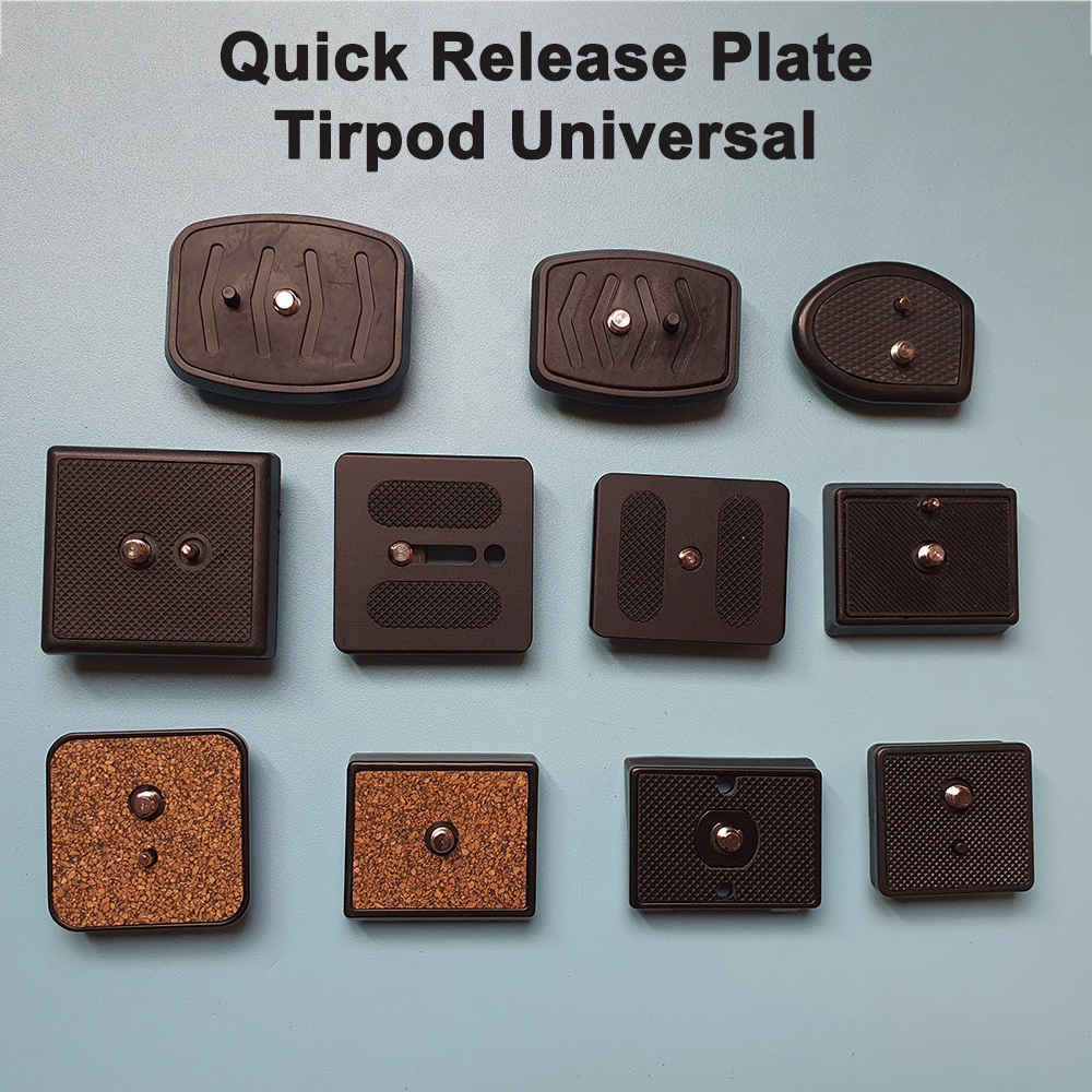 Universal Tripod Quick Release Plate Camera Mount Head Screw Adapter ...