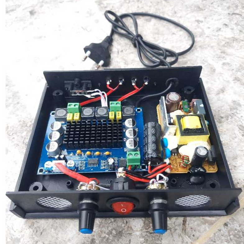 Mini power amplifier 2 channel stereo 120 watt X 2 READY TO USE ...