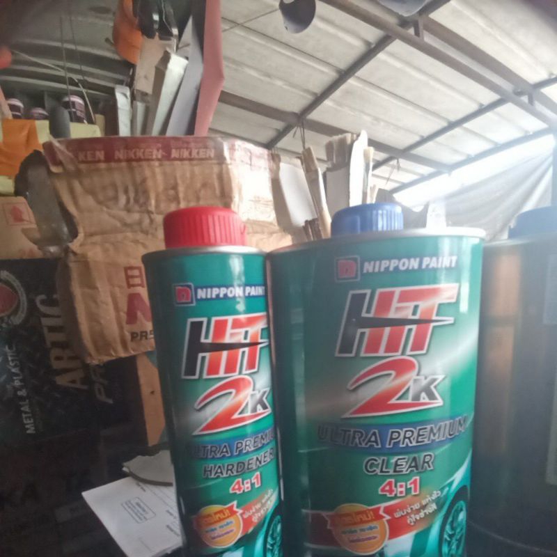 Nippon Paint NAX HIT 2k Ultra Premium Clear (0,85L) + Hardener (0,20L ...