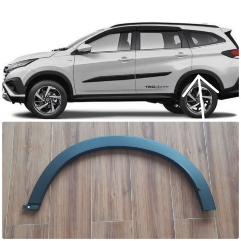 Rush Terios Rear Fender Over Molding 2018 2019 2020 2021 2022 2023 2024 ...