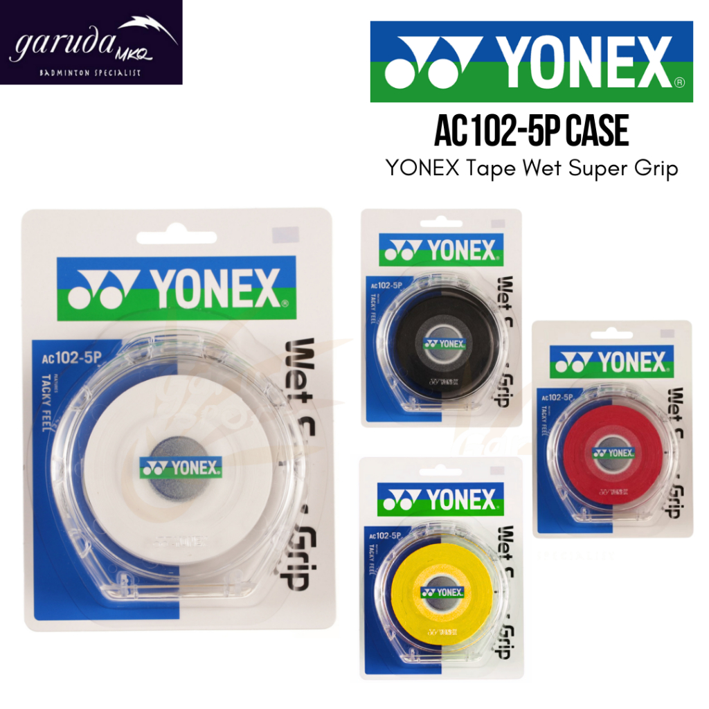 Yonex Racket Grip AC 102-5P YONEX Grip / AC 102 - 5P case JP CODE / YONEX Tennis Badminton Grip ...