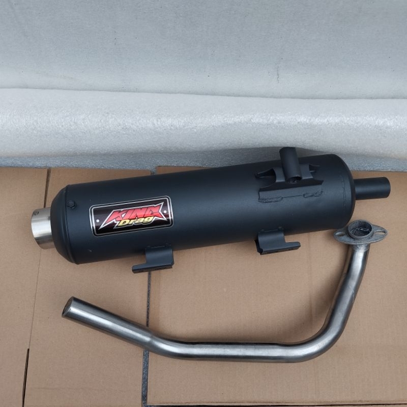 King drag Chicken pipe/Power pipe exhaust cutting standard beat carb/fi ...