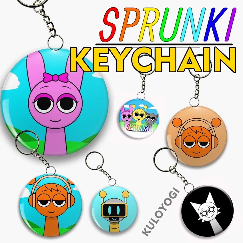 GANTUNGAN Sprunki Incredibox Vineria Pren Jevin Pinki Keychain | Shopee ...