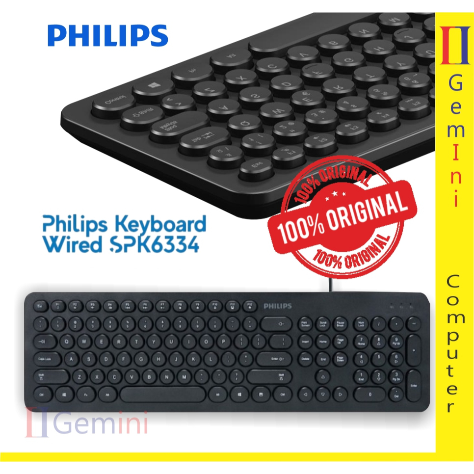Philips USB Keyboard / USB Keyboard / Philips K334 Wired USB Keyboard ...