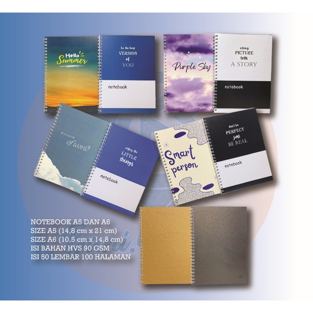 Bani Notebook Paper A5 and A6 Aesthetic Diary Book Journal Book ...