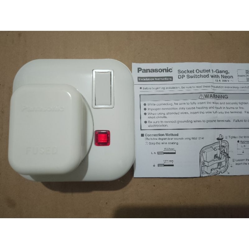 Panasonic AC Outbow socket/switch | Shopee Philippines