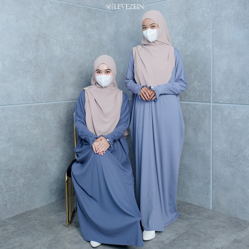 Jordan Batwing Syar'i soft Canolla Knit And soft Melba Knite By Levezein (Hajj and Umrah Gamis ...