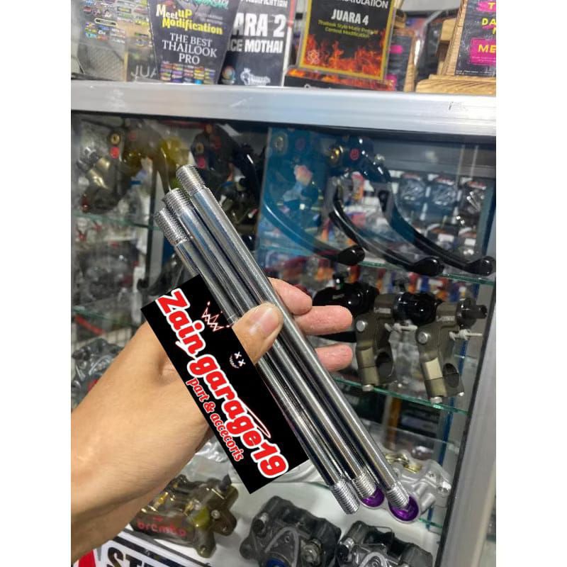 Front axle costum vario beat mui pcx 160 (as only) | Shopee Philippines