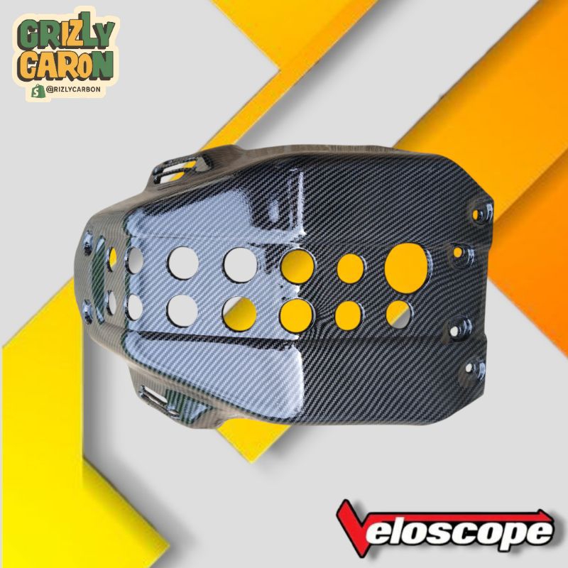 MESIN Dipped carbon lower engine cover wtf crf 150l full set / engine ...