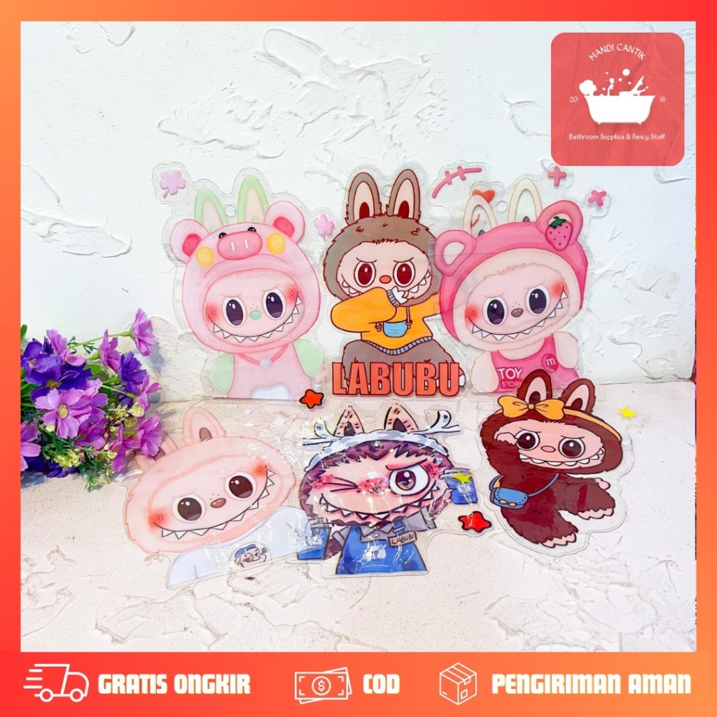 Labubu Pastel Full Body Drink zipper Pouch Kp-1741/ packing strap phone ...