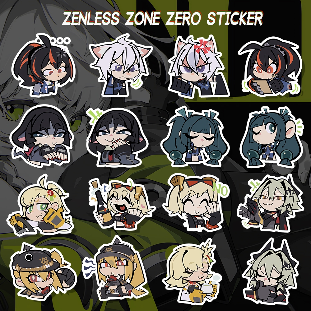 Zenless Zone Zero Emoji Sticker Vinyl Zenless zone zero Character Anby ...