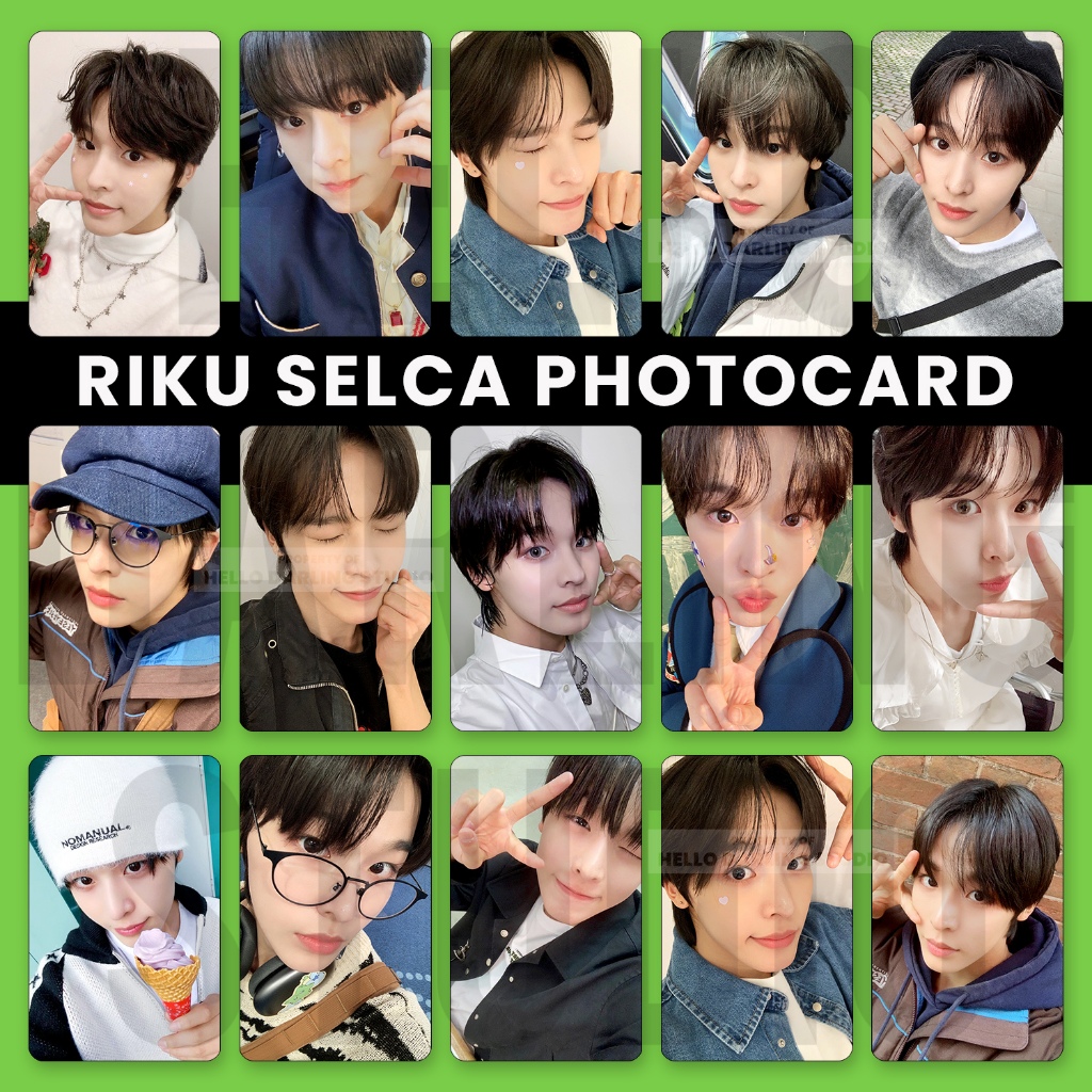 10 Pcs NCT Wish Riku Selca Photocard set. Unofficial. Fan Made ...