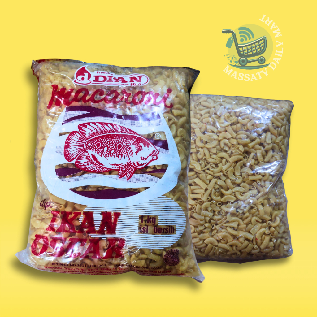 Fried MACARONI WITH OSCAR BANTAT FISH CAP NOT BROKEN 1KG | Shopee ...