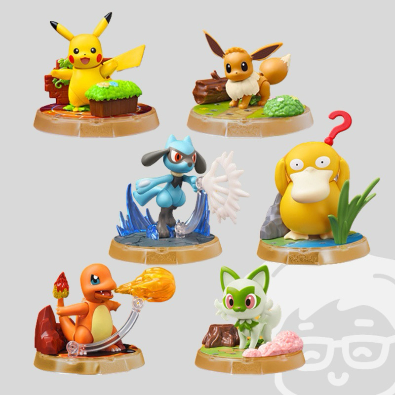 Blokees Pokemon - Pikachu Eevee Charmander Sprigatito Psyduck Riolu ...