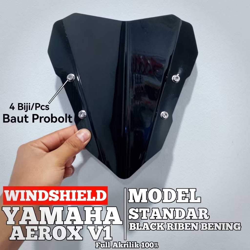 VISOR WINDSHIELD AEROX MODEL V1 PLUS AEROX VISOR BOLT NEW VISOR AEROX ...