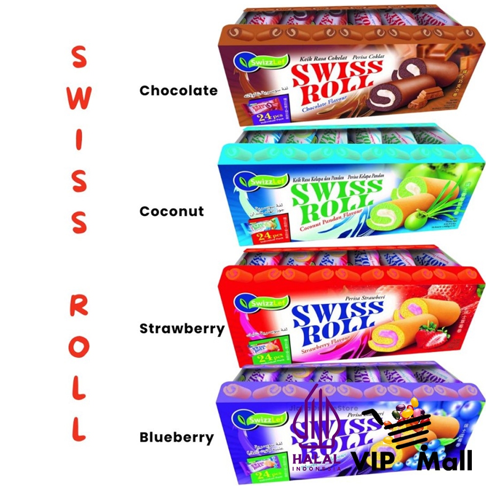 Swiss Roll / Malaysian Bolu Roll / Swizzlef Swiss Roll | Shopee Philippines