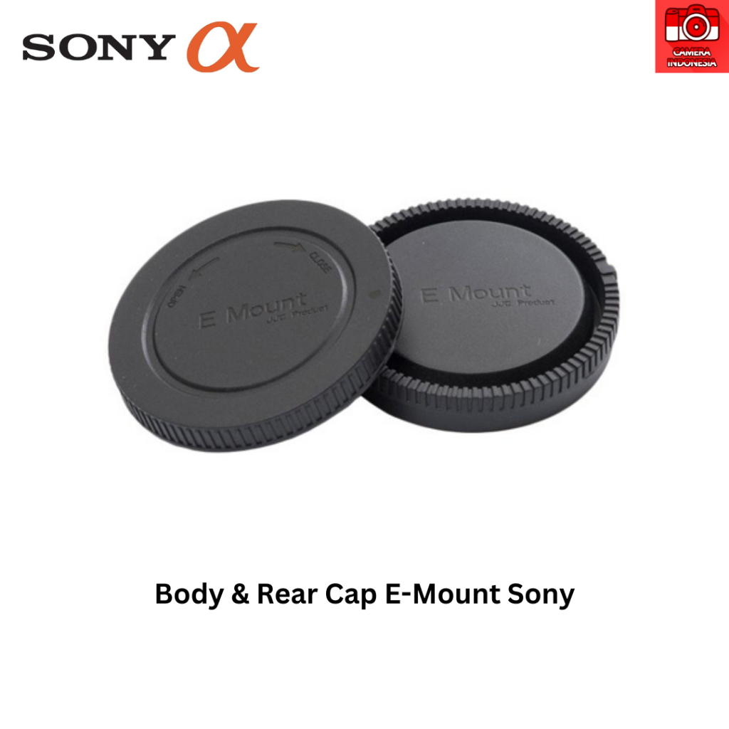 Body and Rear Cap E-Mount Sony Mirrorless - Camera Body Cover and Lens ...