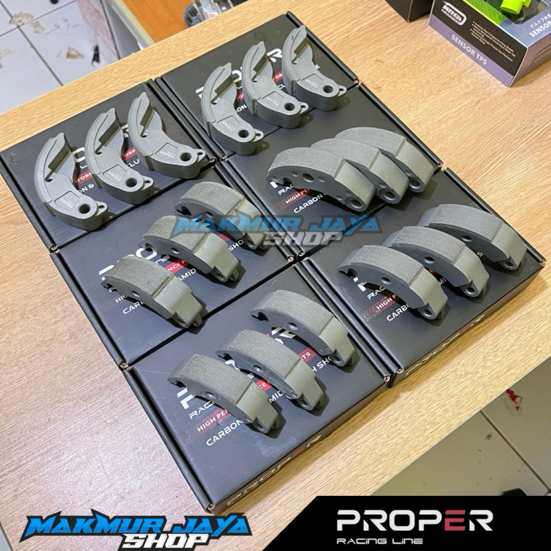 Proper racing Double Pad Carbon Aramid Nmax vario pcx adv stylo beat ...
