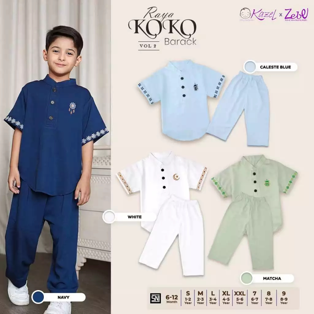 Kazel Raya Koko Barack Children's Suit | Shopee Philippines