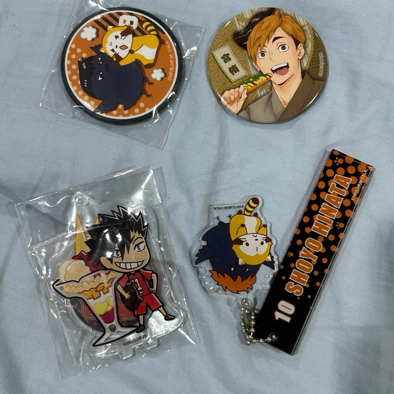 Haikyuu! Official Badge Standee Keychain Kuroo Tetsuro Miya Atsumu ...