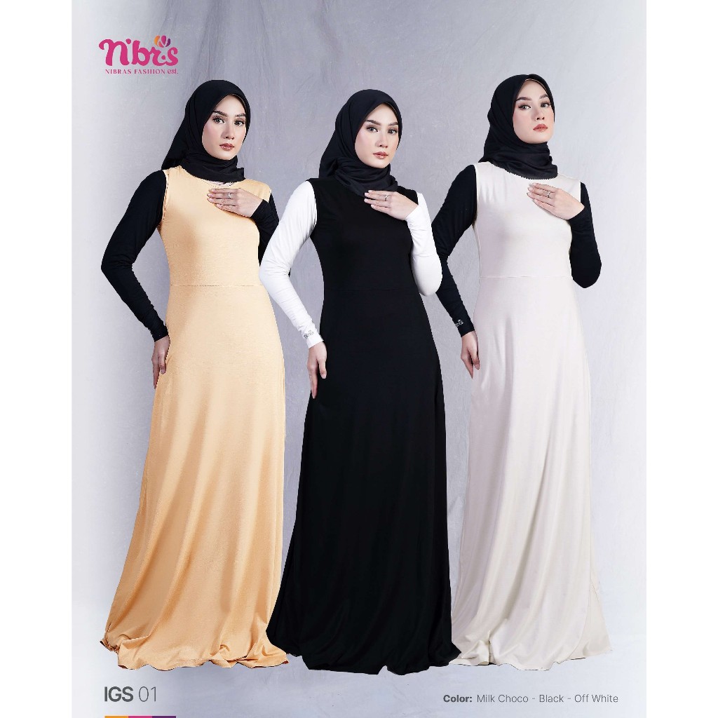 Nbrs Inner Gamis 01 / Inner Gamis Sleeveless 01 / IG 01 IGS 01 / Inner ...