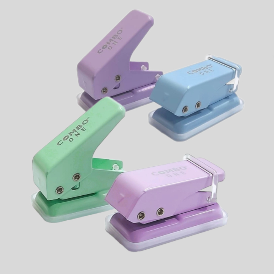 Perforator 1 Hole Combo Macaron Mini One Hole Punch Combo - 1 Hole ...
