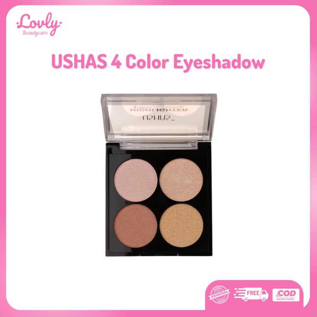 MATA Ushas ES2819 HIGHLIGHTER 4 COLOR EYESHADOW 10.4 GRAM (COSMETIC ...