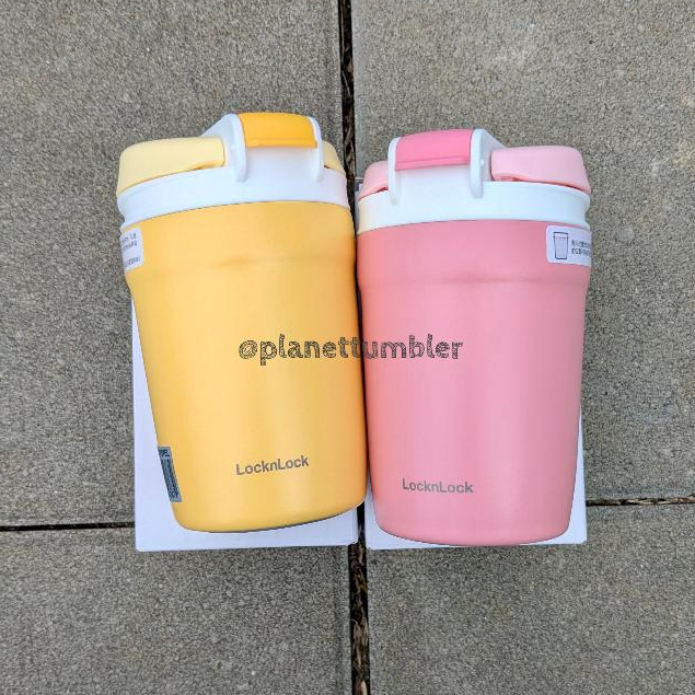 Locknlock FreeSip Dual One Touch Tumbler 320ML Insulated Stainless ...