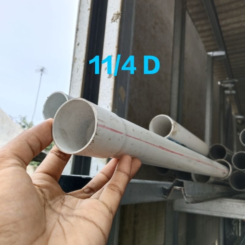 Pvc pipe 1 1/4" inch D length 40 cm thick 2 mm | Shopee Philippines